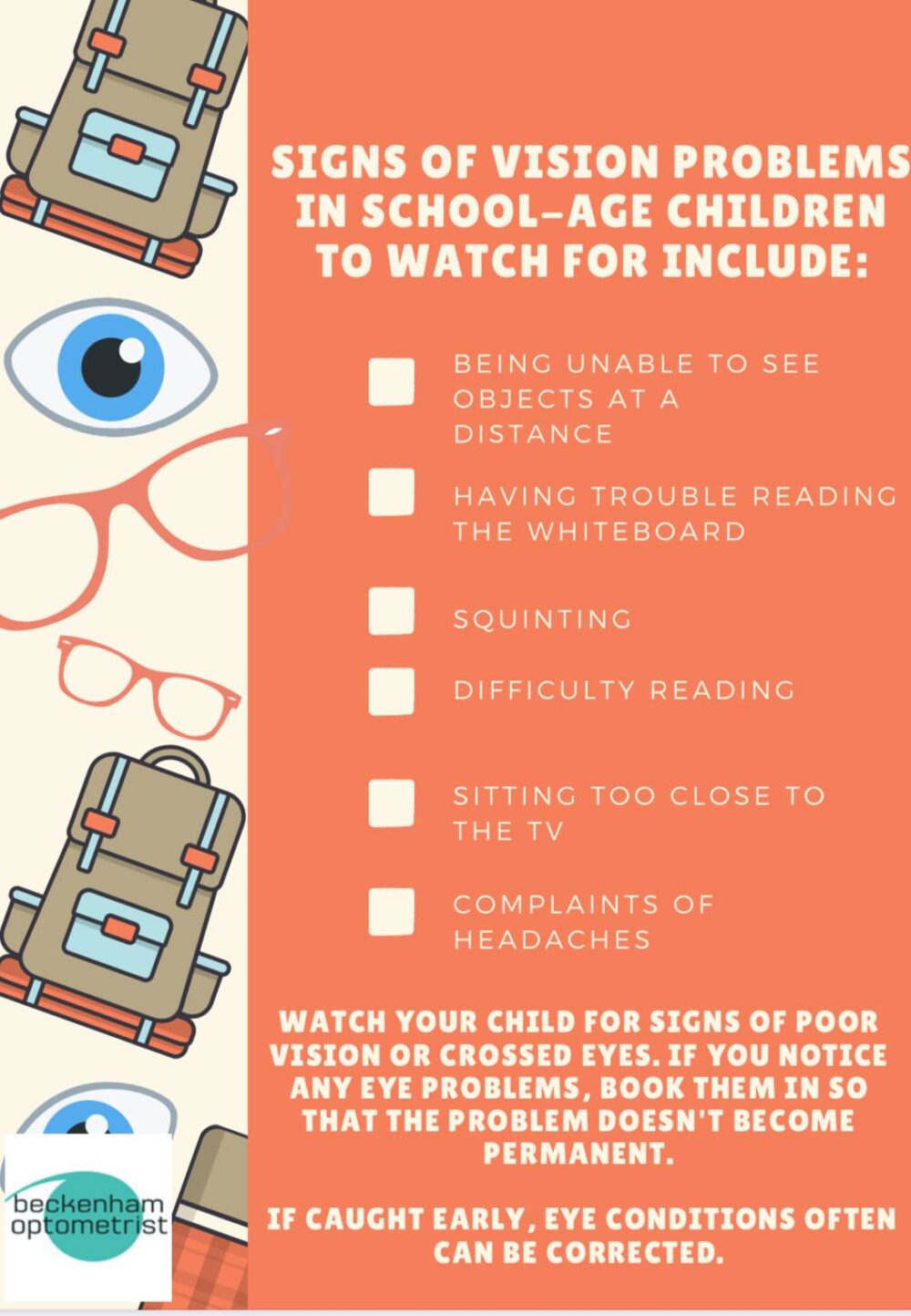 How can I tell if my child has an issue with their vision? | Beckenham ...